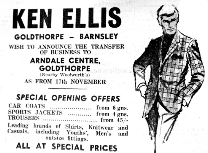 Goldthorpe Shopping – Ken Ellis (advert) | Goldthorpe
